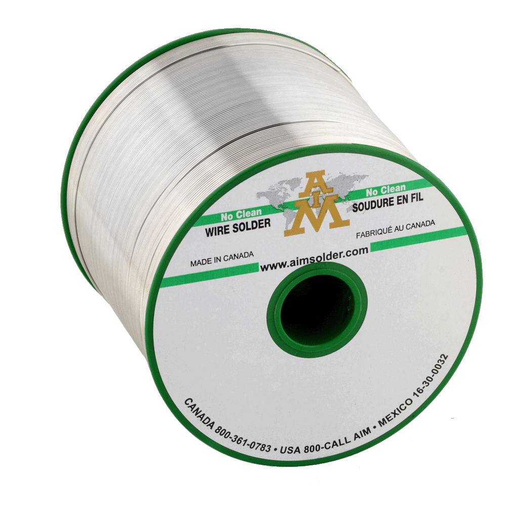 LV05 No Clean Flux Cored Solder Wire - AIM Solder